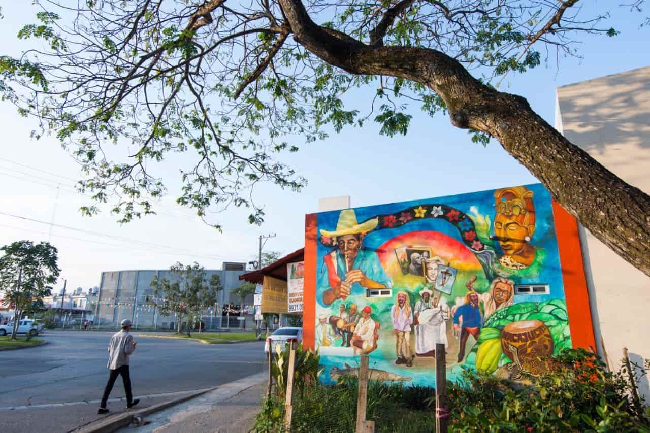 Plasman nuestros orígenes y tradiciones en maravilloso mural en Pomoca ...